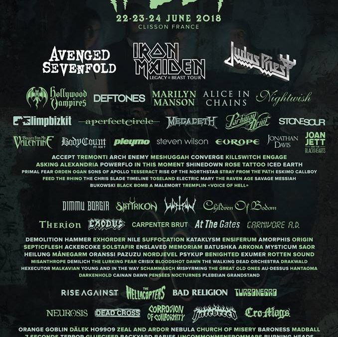 Cartel completo del Hellfest 2018 | Rockodrome