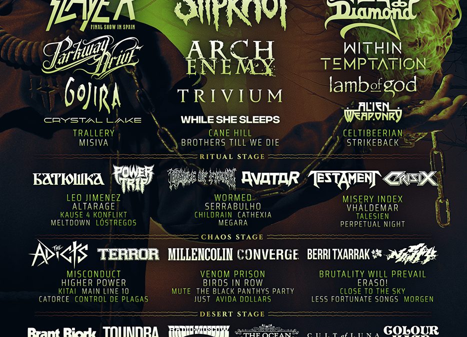 Cartel por días del Resurrection Fest 2019 | Rockodrome